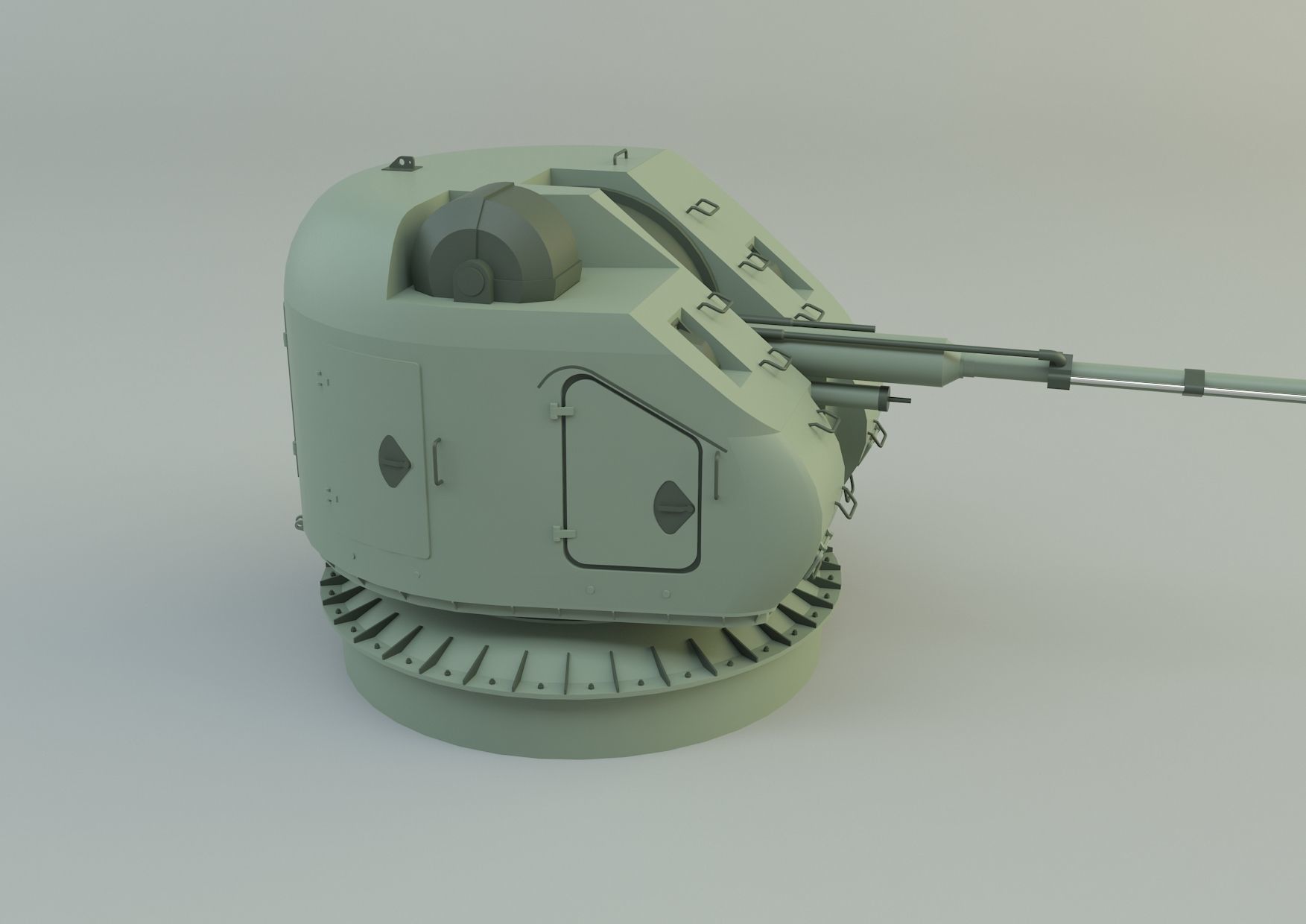 Ak 176 76 mm warship gun 3D model | CGTrader