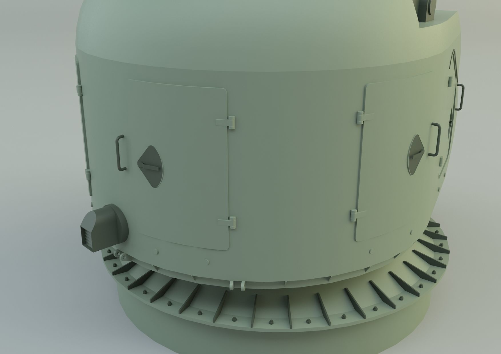 Ak 176 76 mm warship gun 3D model | CGTrader