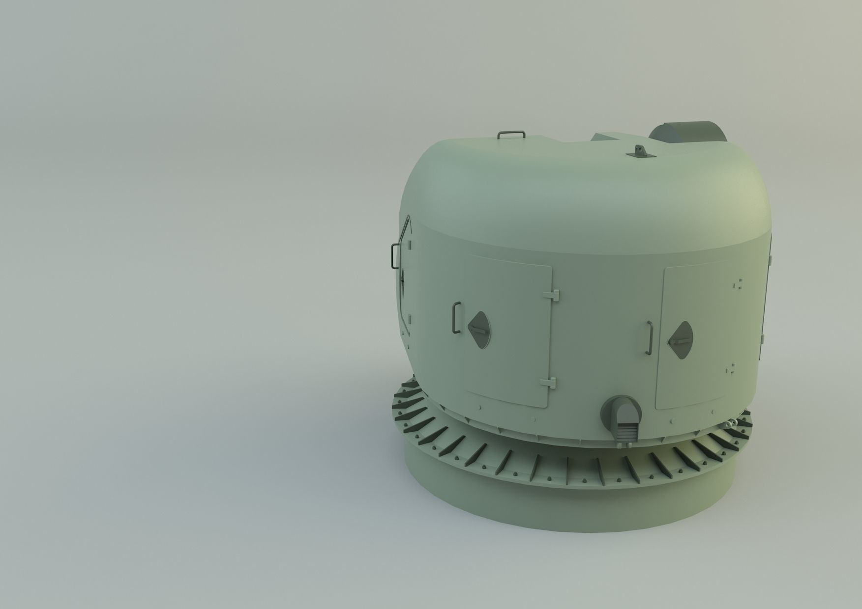 Ak 176 76 mm warship gun 3D model | CGTrader