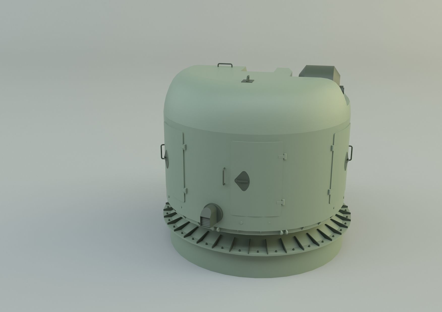 Ak 176 76 mm warship gun 3D model | CGTrader
