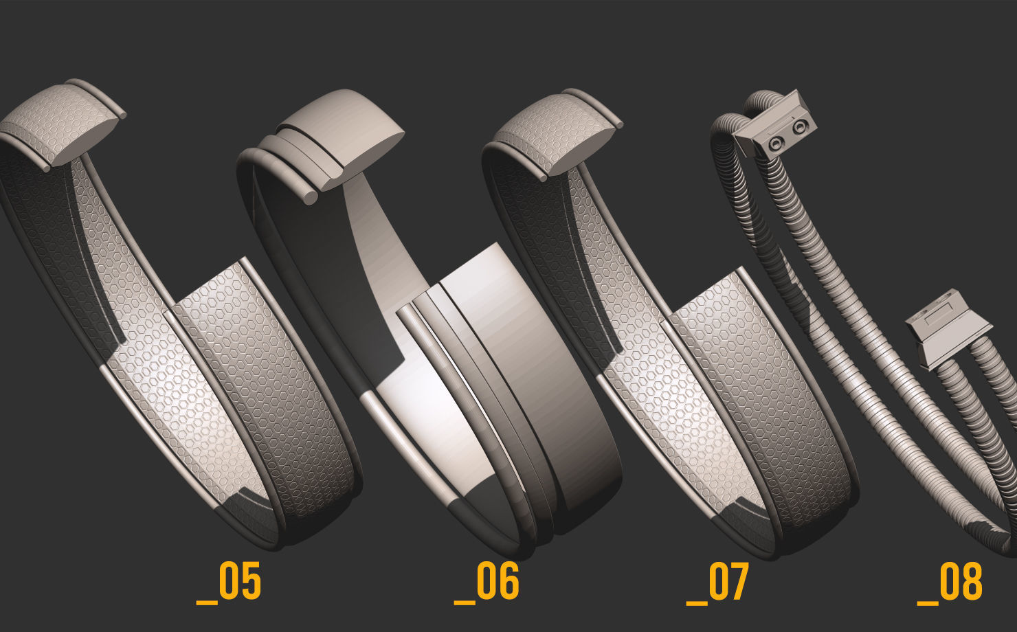 Cable IMM Brush For Concepting In Zbrush 3D model | CGTrader