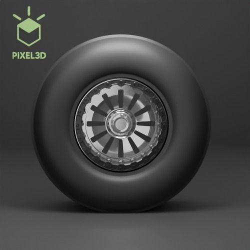 Drag wheel R3 3D model 3D printable | CGTrader