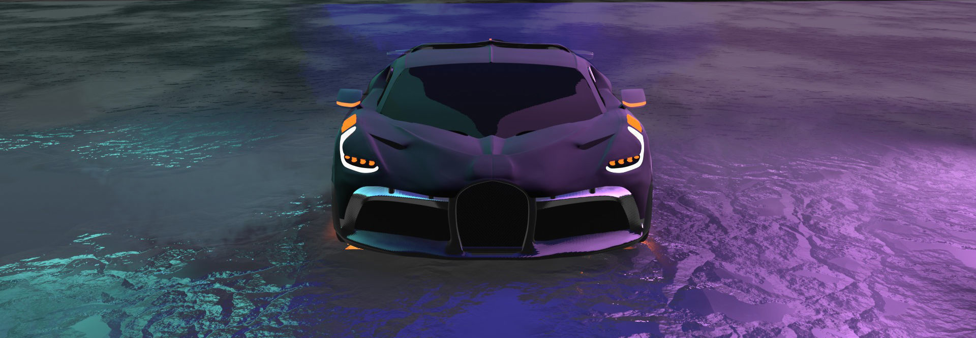 Bugatti Divo Tron version 3D model | CGTrader