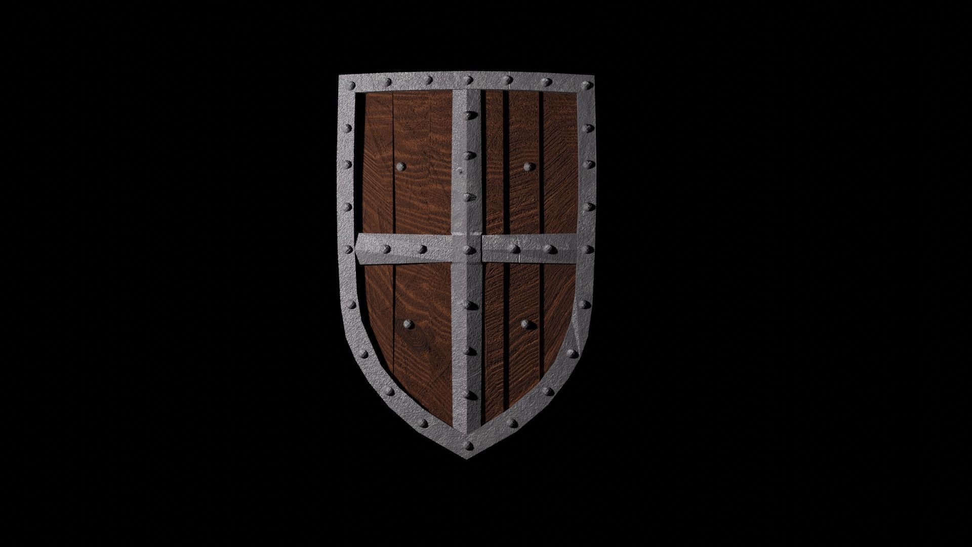 Basic Shield 3D model | CGTrader