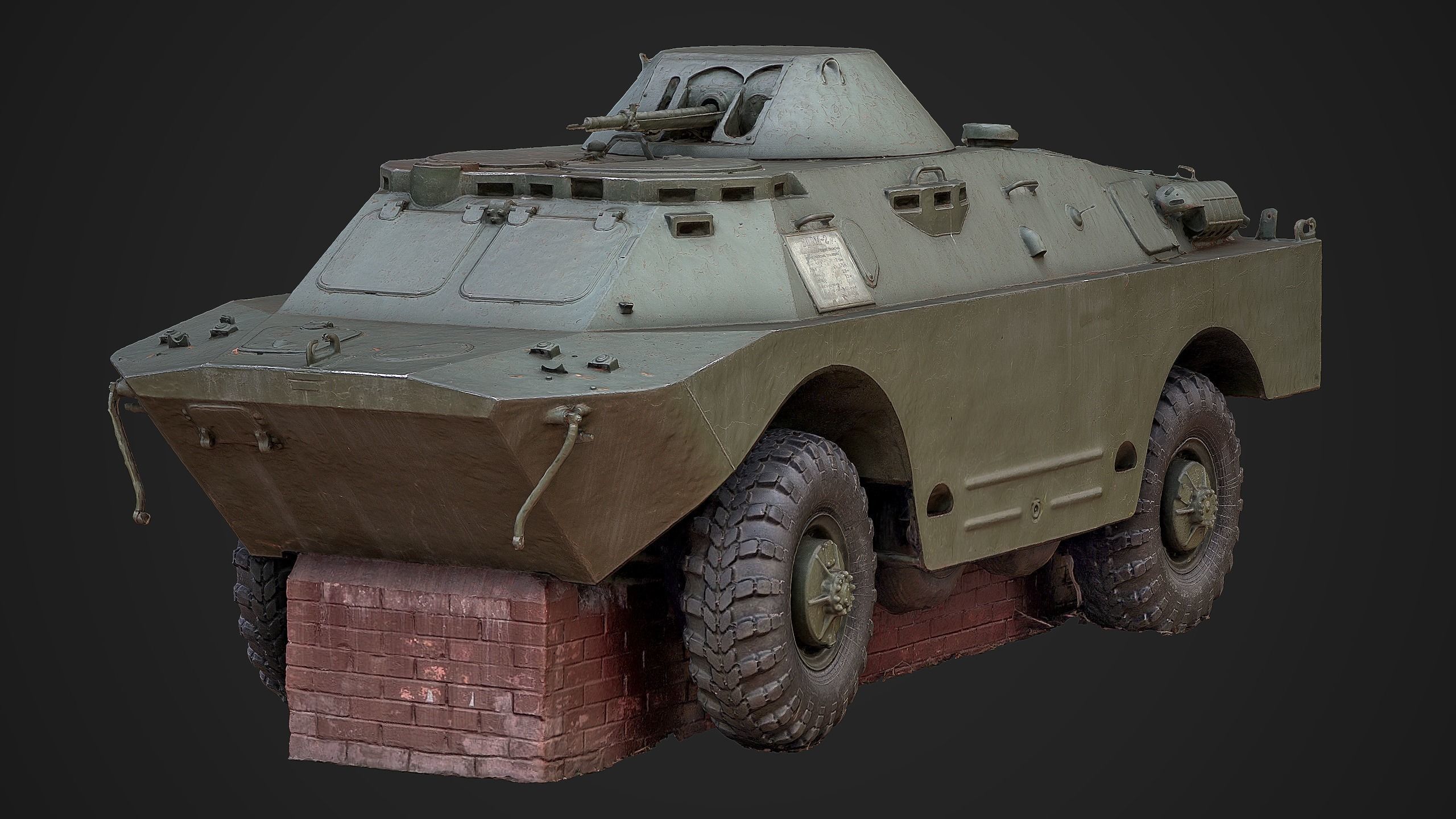 BRDM-2 Raw 3D Scan 3D model | CGTrader