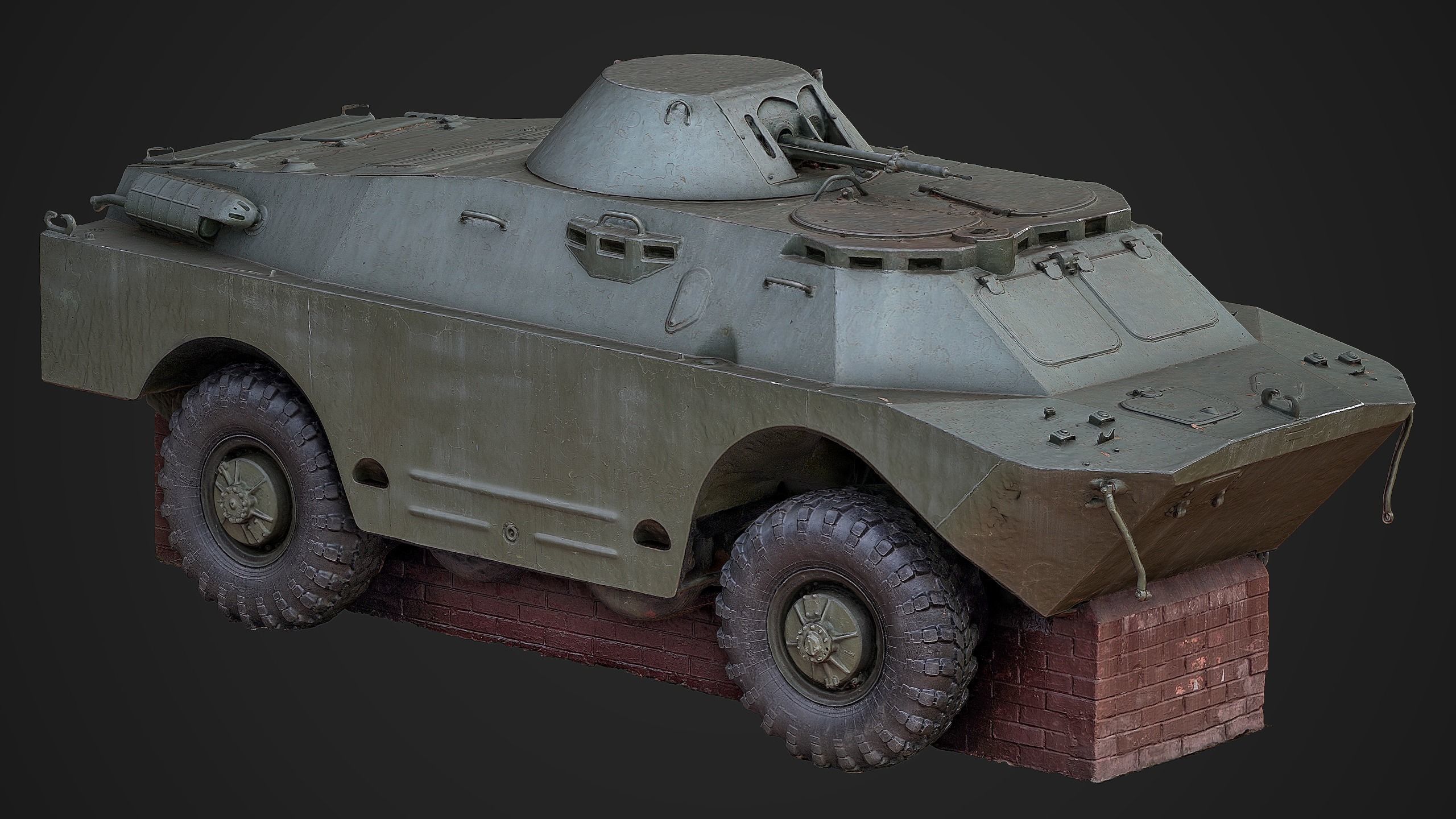 BRDM-2 Raw 3D Scan 3D model | CGTrader