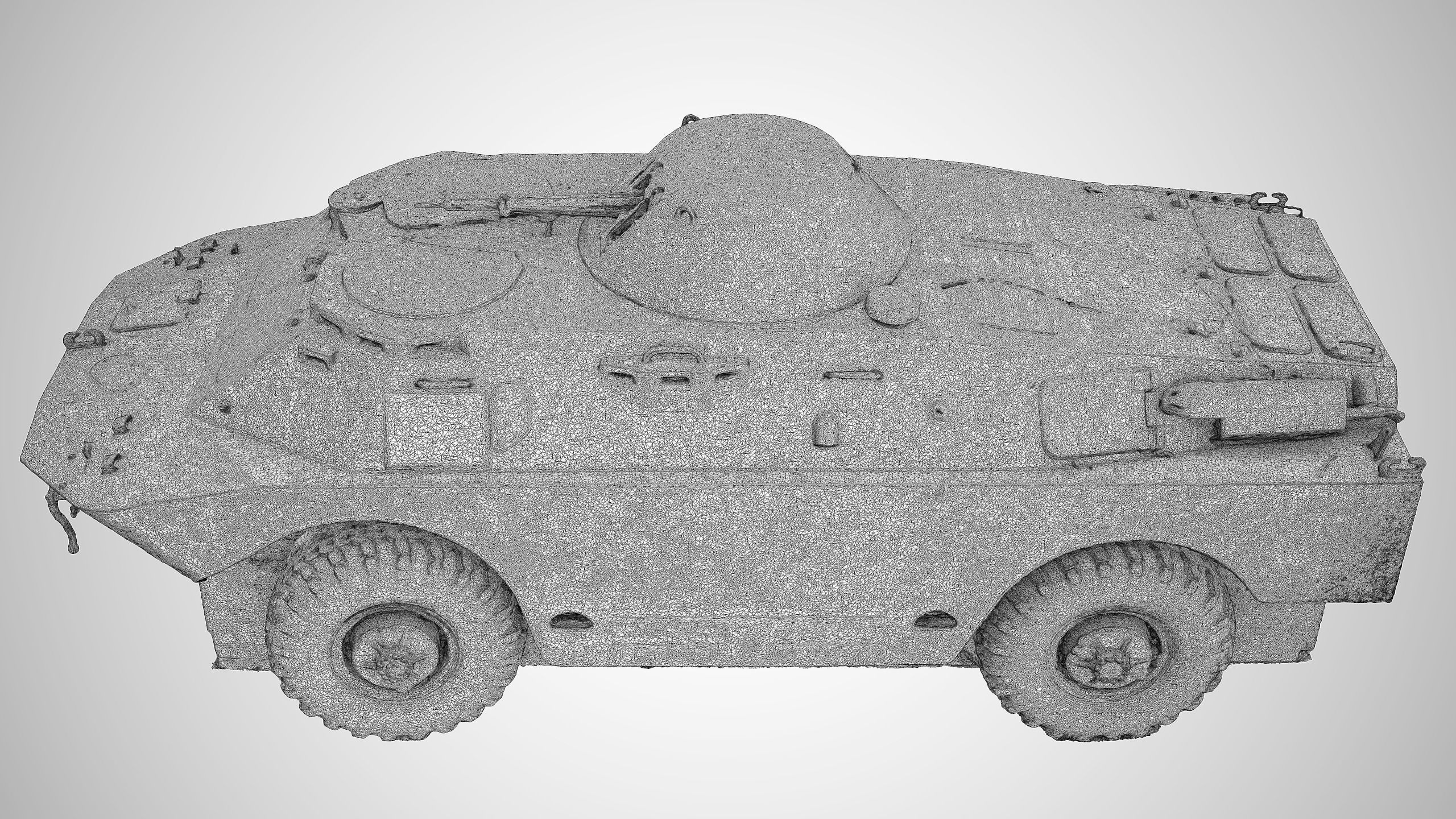 BRDM-2 Raw 3D Scan 3D model | CGTrader