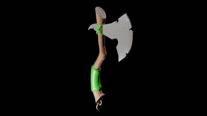 LOW POLY AXE free VR / AR / low-poly 3D model | CGTrader