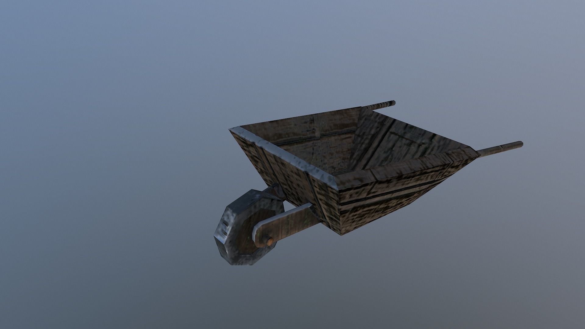 Low Poly Wheelbarrow free VR / AR / low-poly 3D model | CGTrader