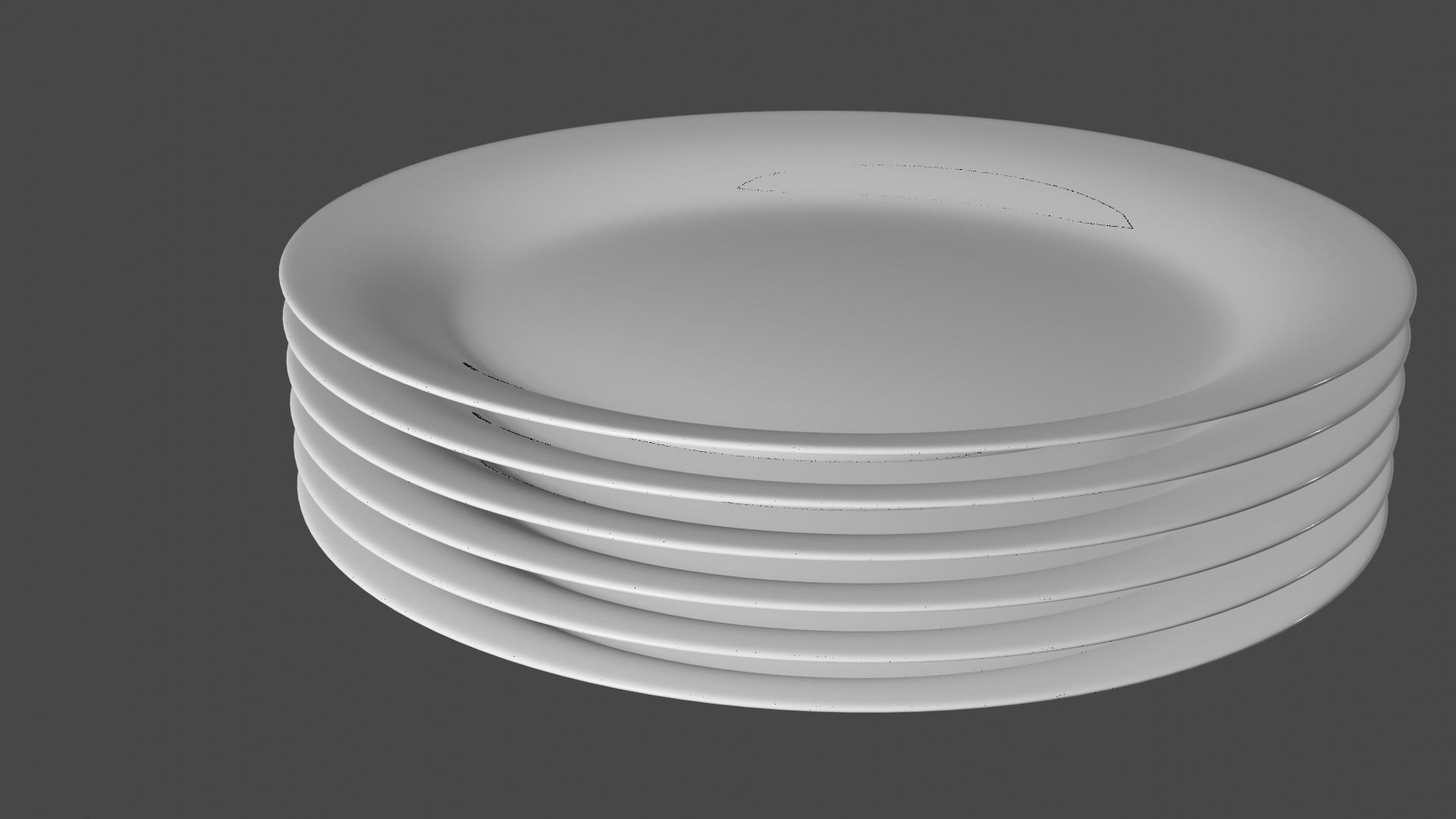 dish plates 3D model | CGTrader