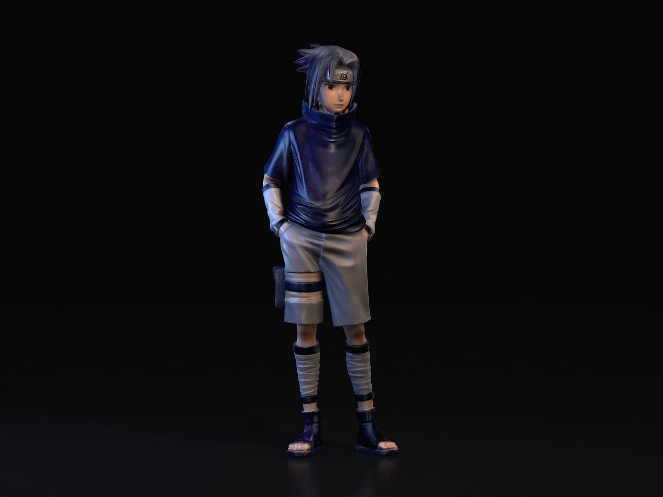 SASUKE naruto character 3D model | CGTrader