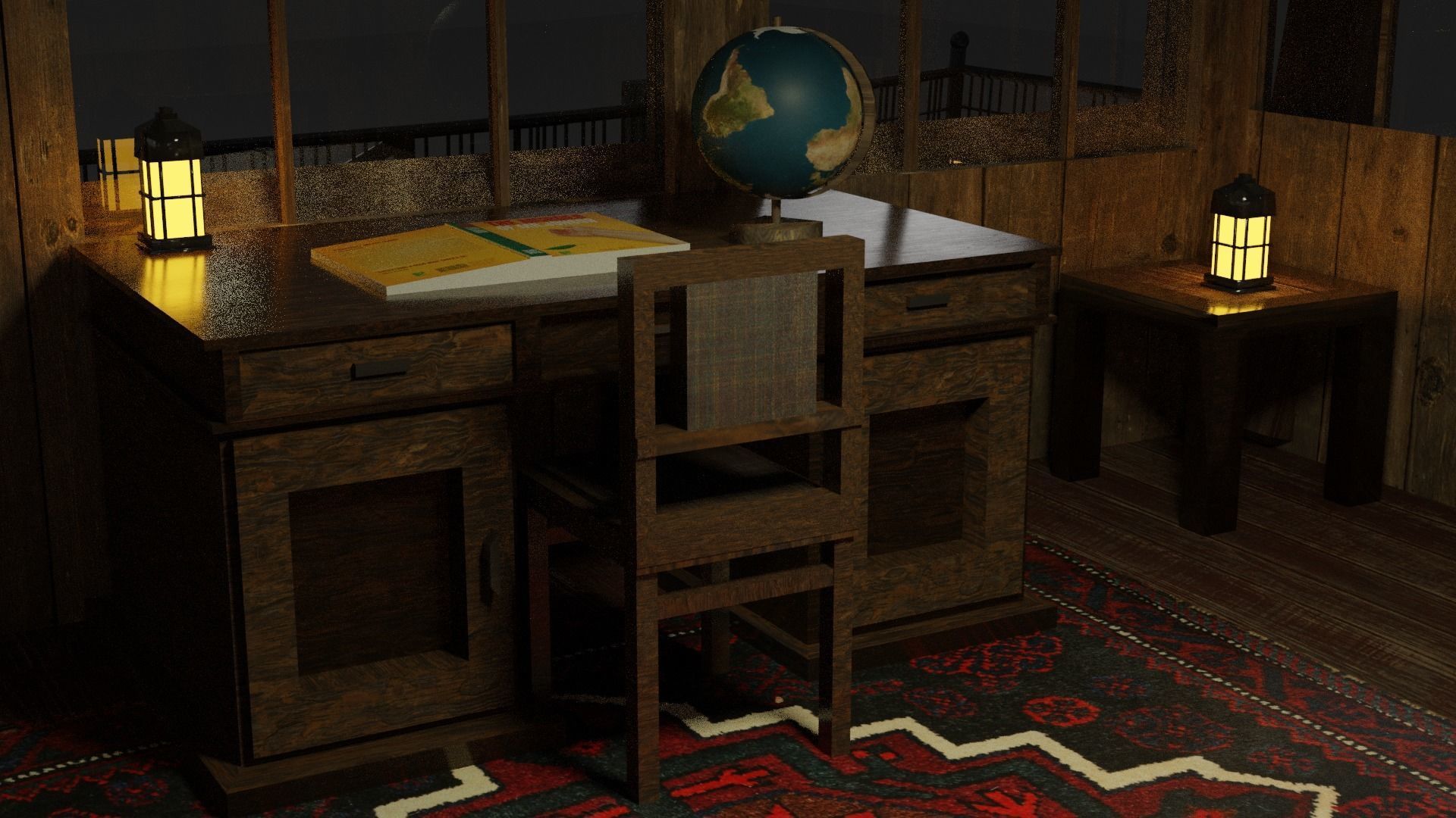 Fire Lookout Tower Architecture Build free 3D model | CGTrader