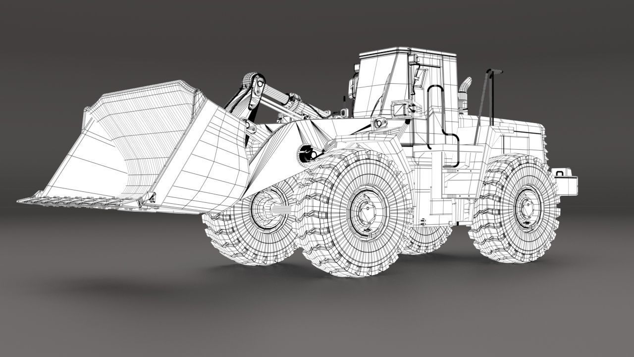 3D model Wheel Loader 3D Model VR / AR / low-poly | CGTrader