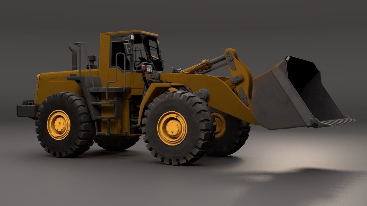 3D model Wheel Loader 3D Model VR / AR / low-poly | CGTrader