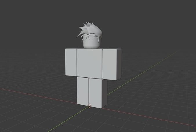 basic block character free VR / AR / low-poly 3D model | CGTrader