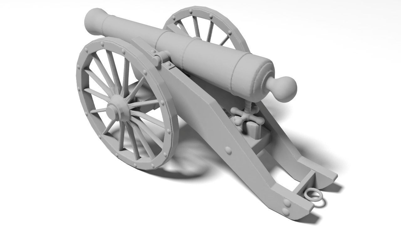 war cannon for 3D print 3D model 3D printable | CGTrader