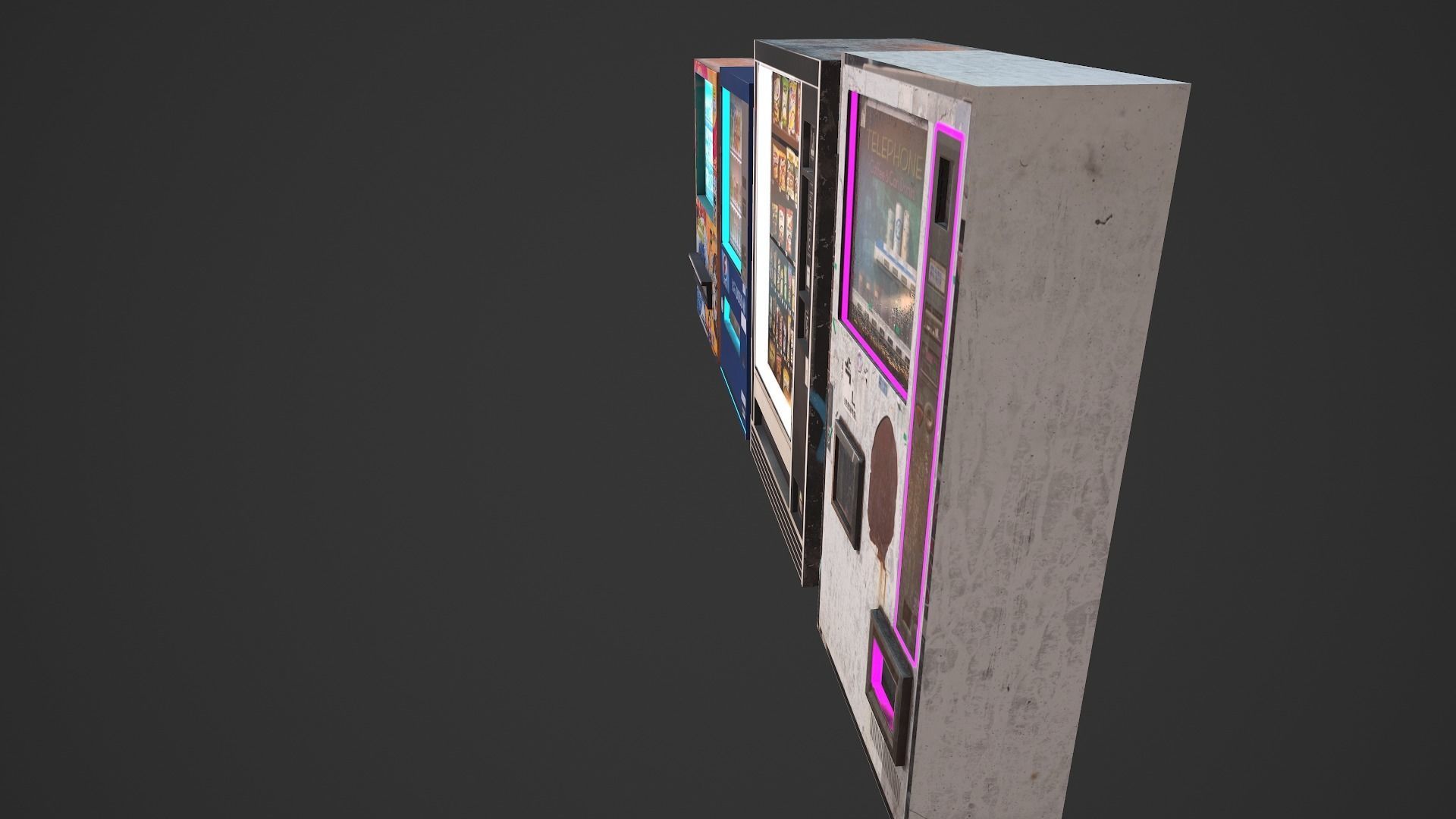 3D model Vending Machine Pack VR / AR / low-poly | CGTrader