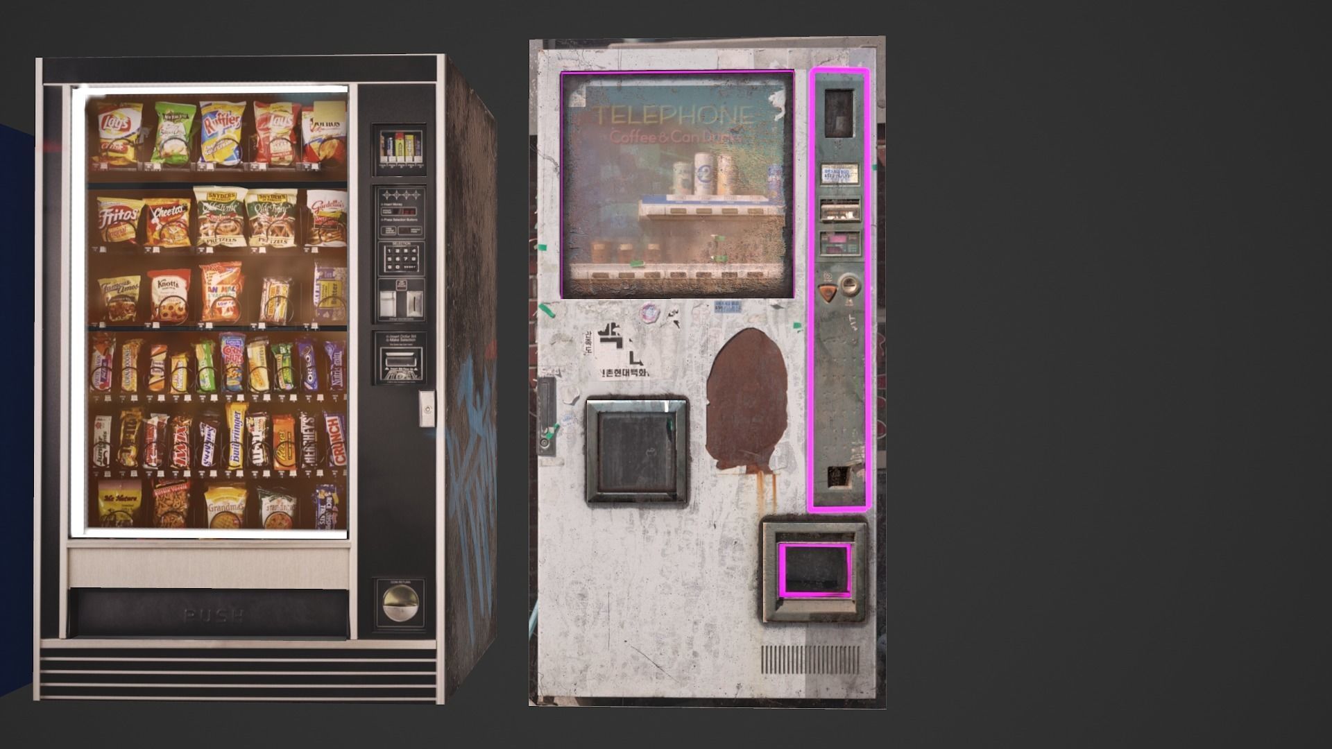 3D model Vending Machine Pack VR / AR / low-poly | CGTrader