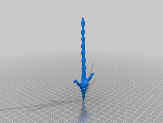 Sword free 3D model 3D printable | CGTrader