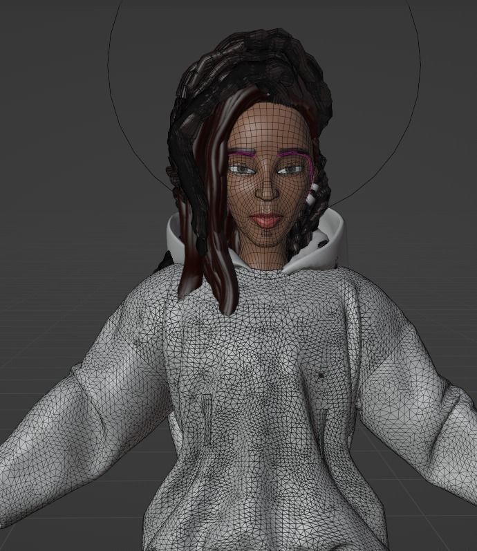 Meadow Entergalactic 3D model rigged | CGTrader