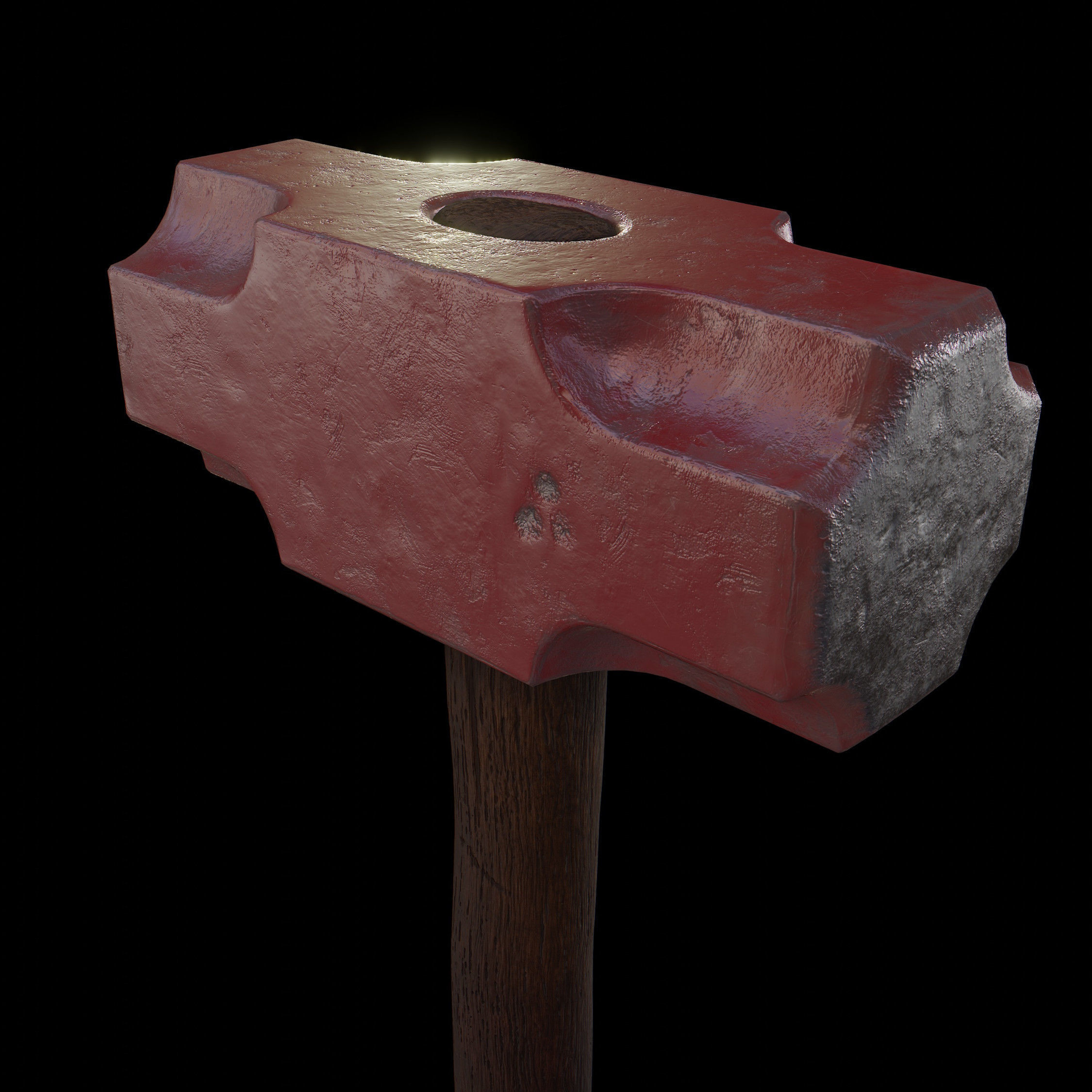 Hammer Low-Poly PBR Game Ready free VR / AR / low-poly 3D model | CGTrader