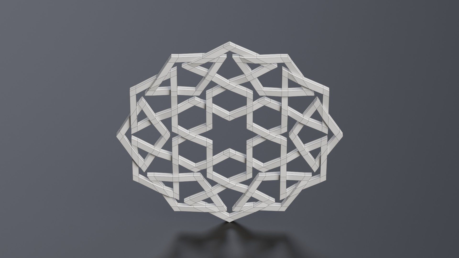 Geometric Ornament 3D model | CGTrader