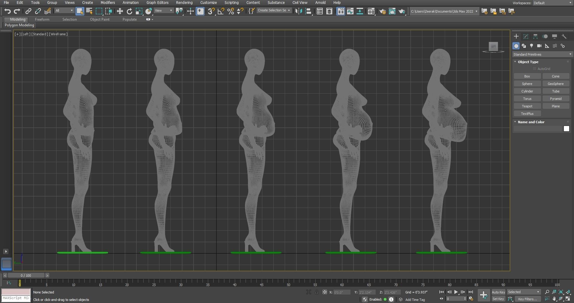 3D model Pregnant Women VR / AR / low-poly | CGTrader