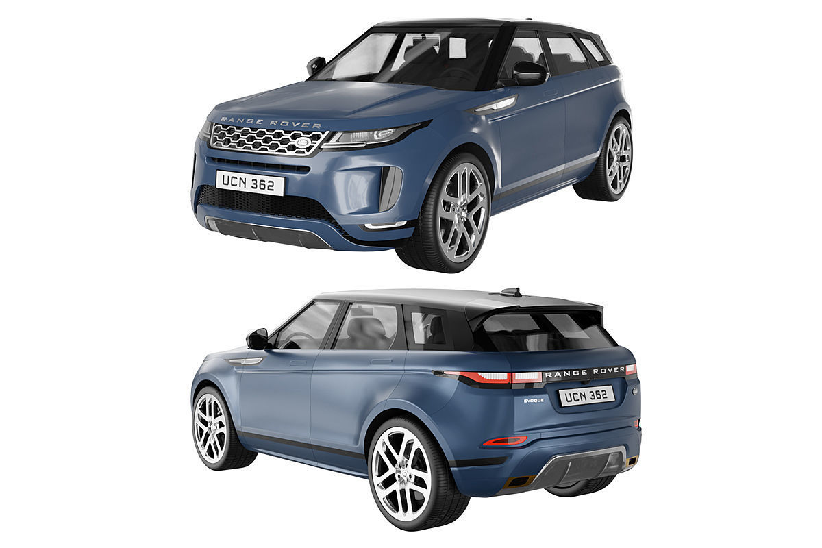Range Rover Land Rover Evoque BLENDER 3D Model Cycles 3D model | CGTrader