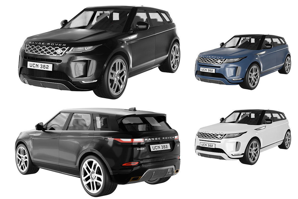 Range Rover Land Rover Evoque BLENDER 3D Model Cycles 3D model | CGTrader