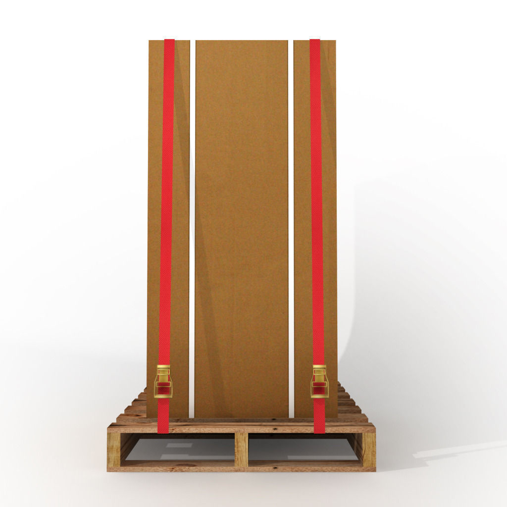 3D model pallets with large boxes for dispatch VR / AR / low-poly ...