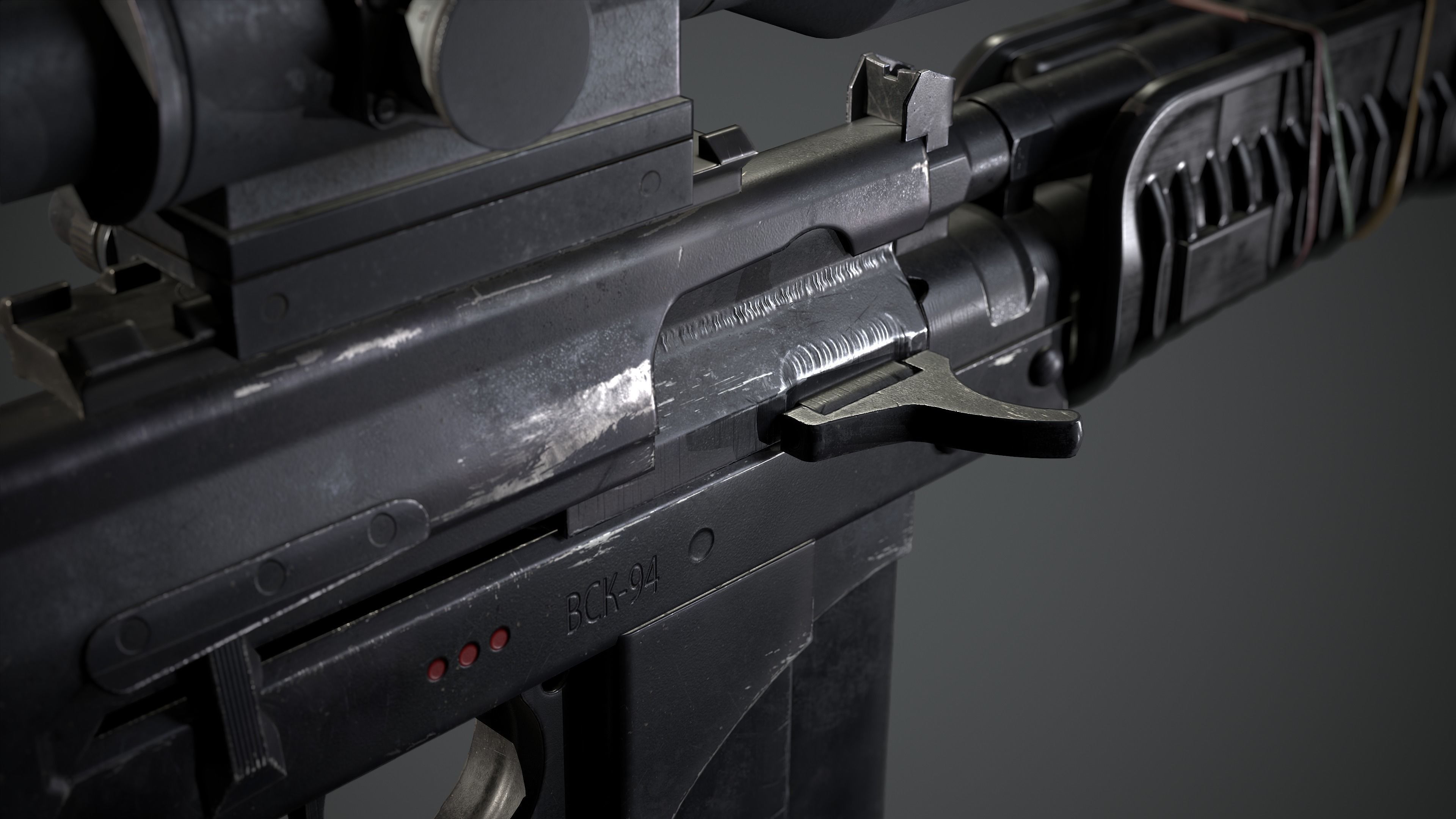 3D model VSK-94 sniper rifle VR / AR / low-poly | CGTrader