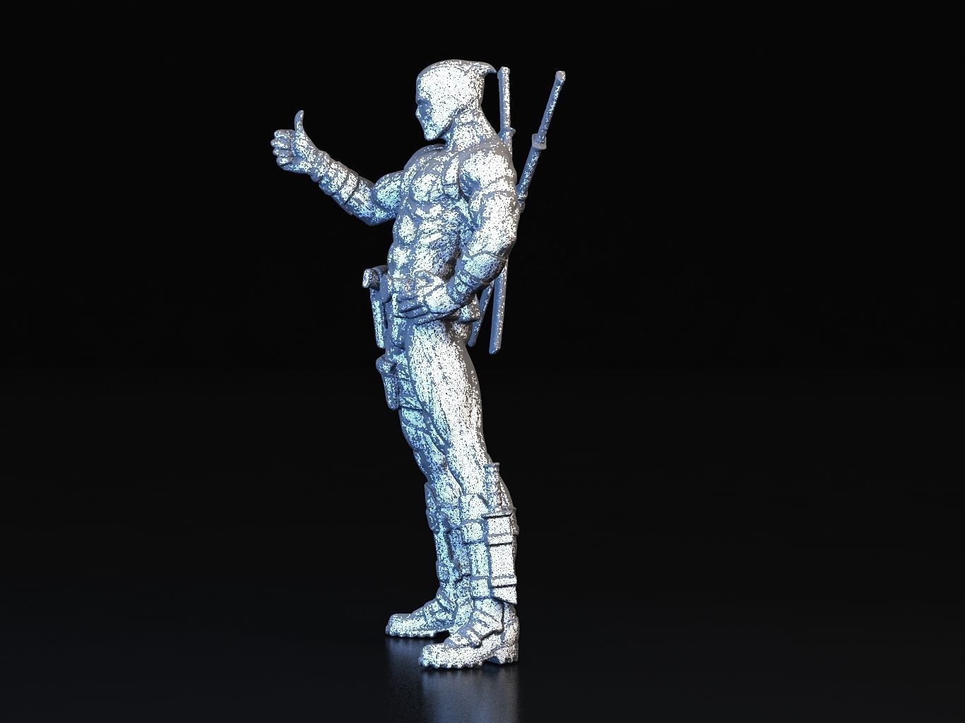 DEADPOOL figure 3D model | CGTrader