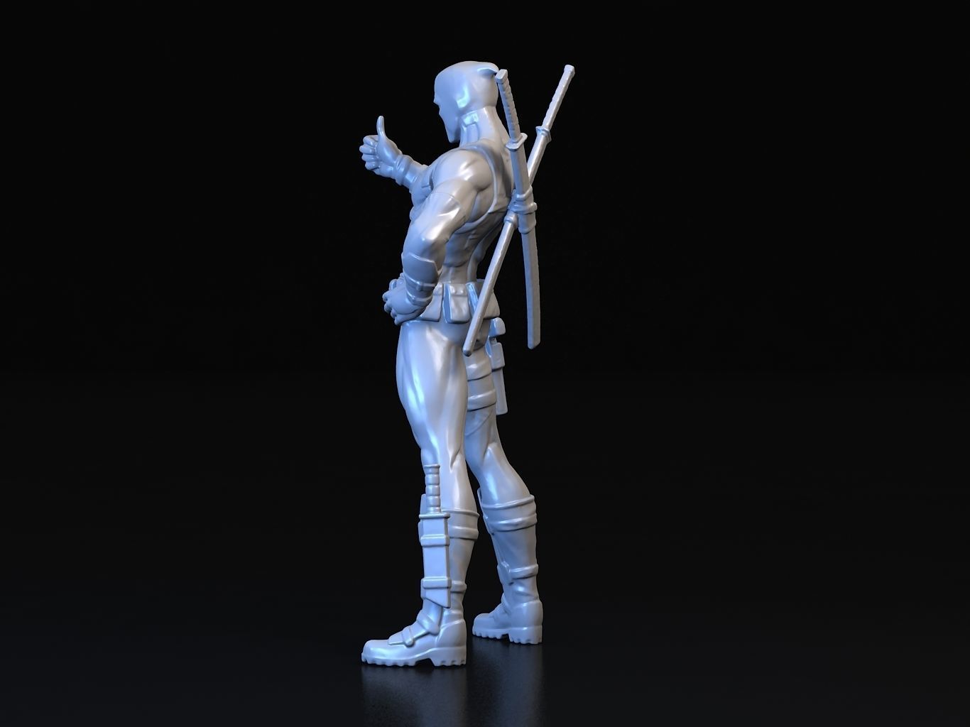 DEADPOOL figure 3D model | CGTrader