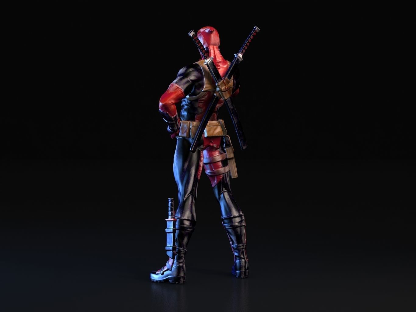 DEADPOOL figure 3D model | CGTrader