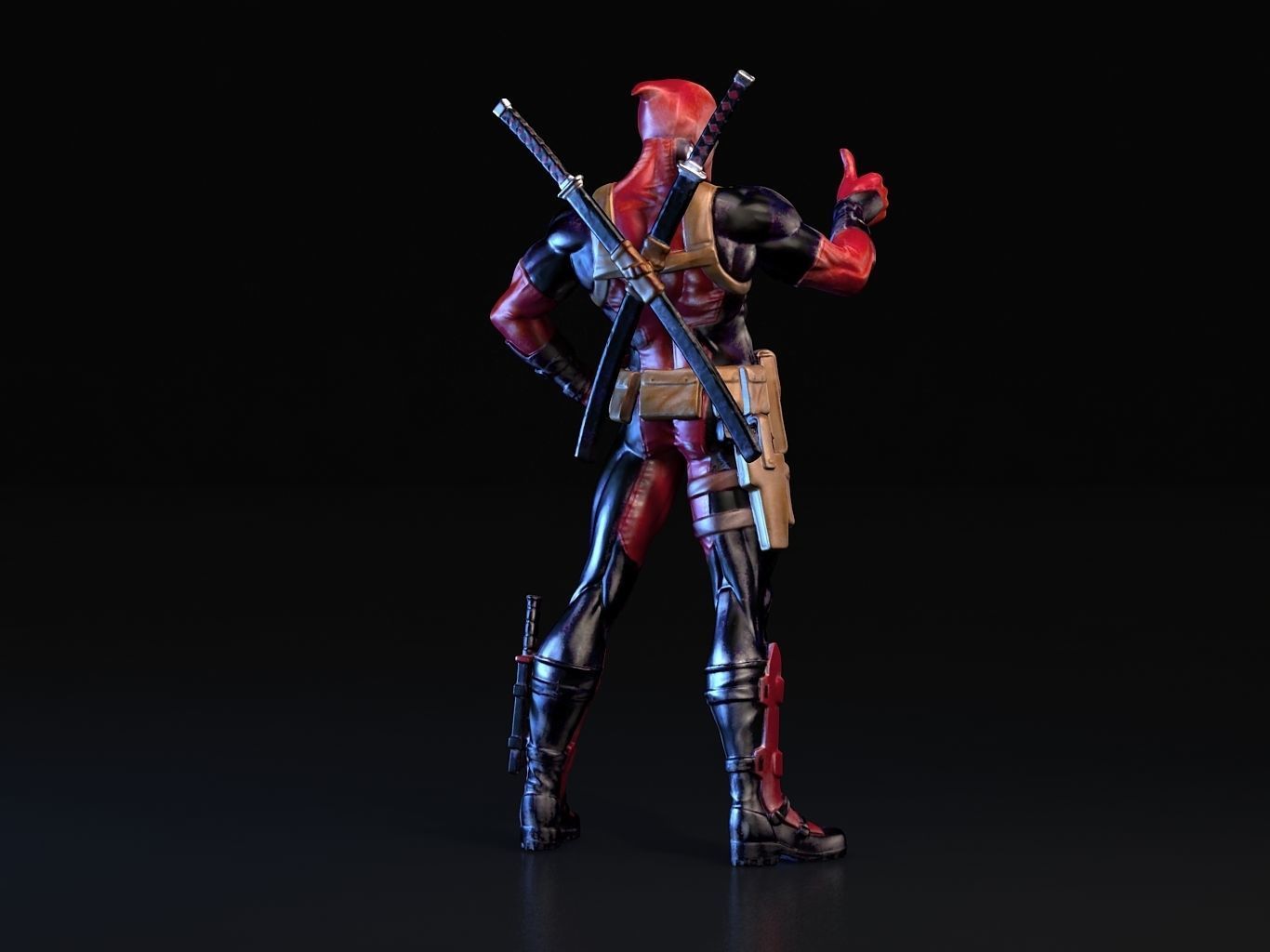 DEADPOOL figure 3D model | CGTrader