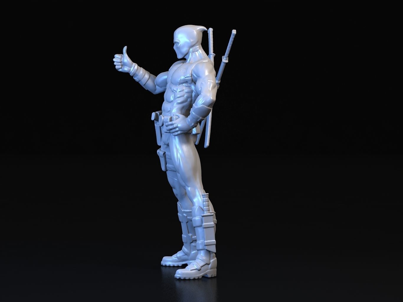 DEADPOOL figure 3D model | CGTrader