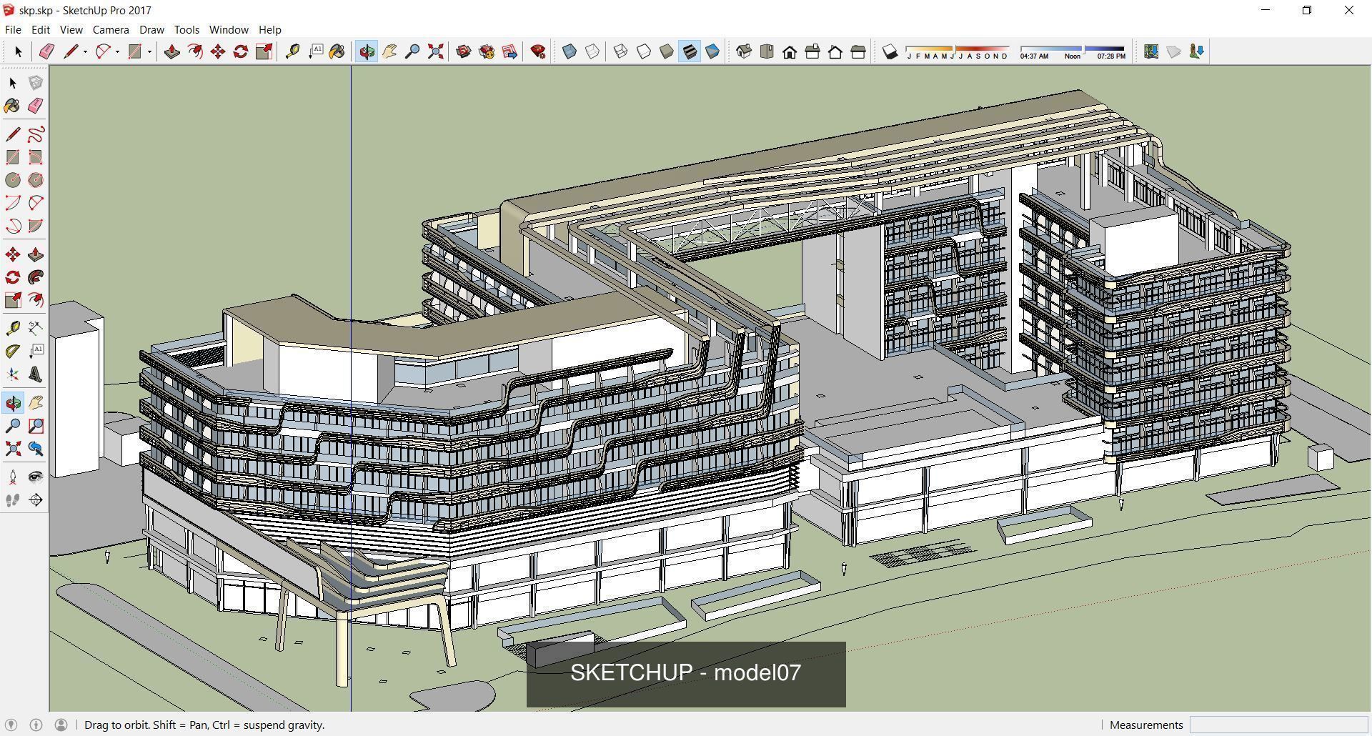 SKETCHUP collection architectural design of building | CGTrader