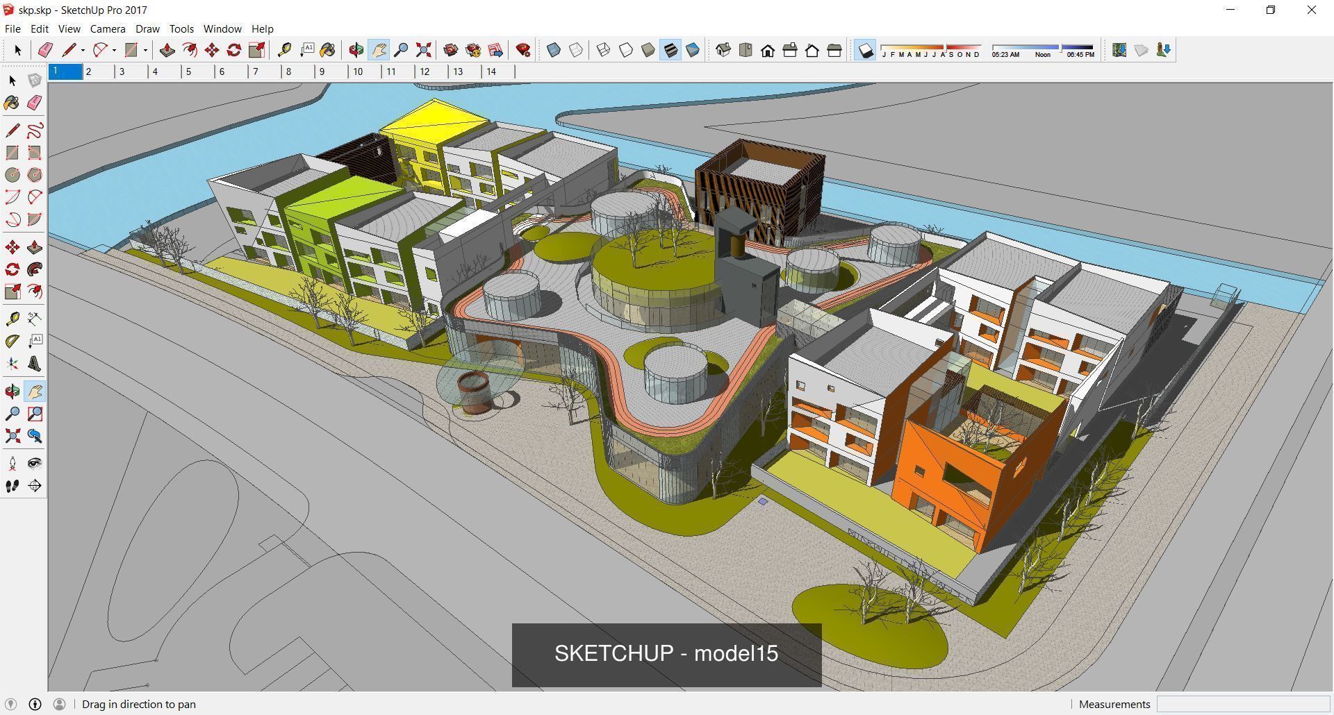 SKETCHUP collection architectural design of building | CGTrader