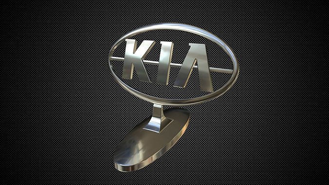 kia logo 3D model | CGTrader