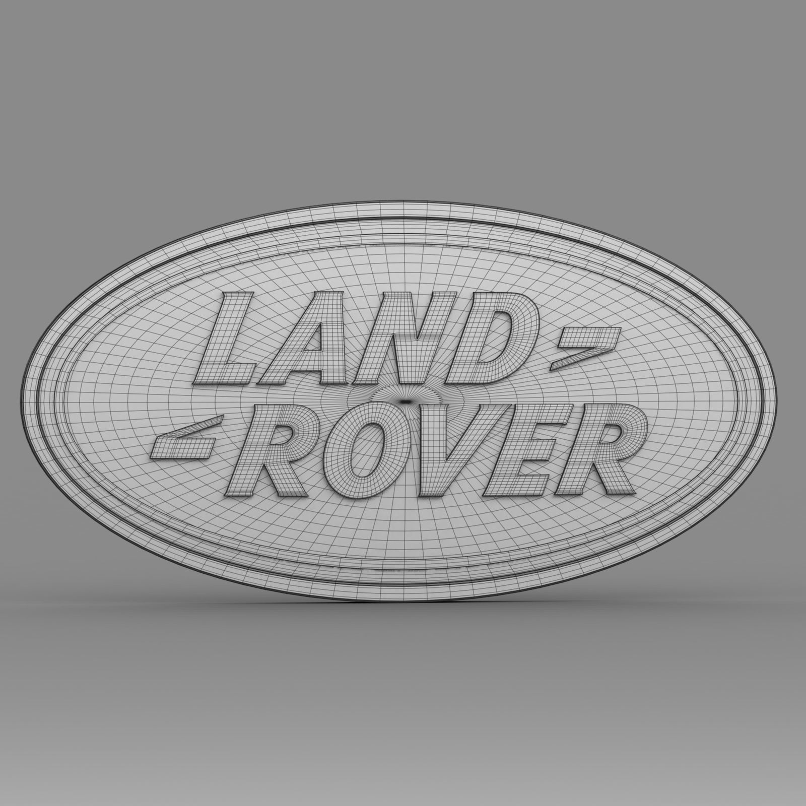 land rover logo 3D model | CGTrader