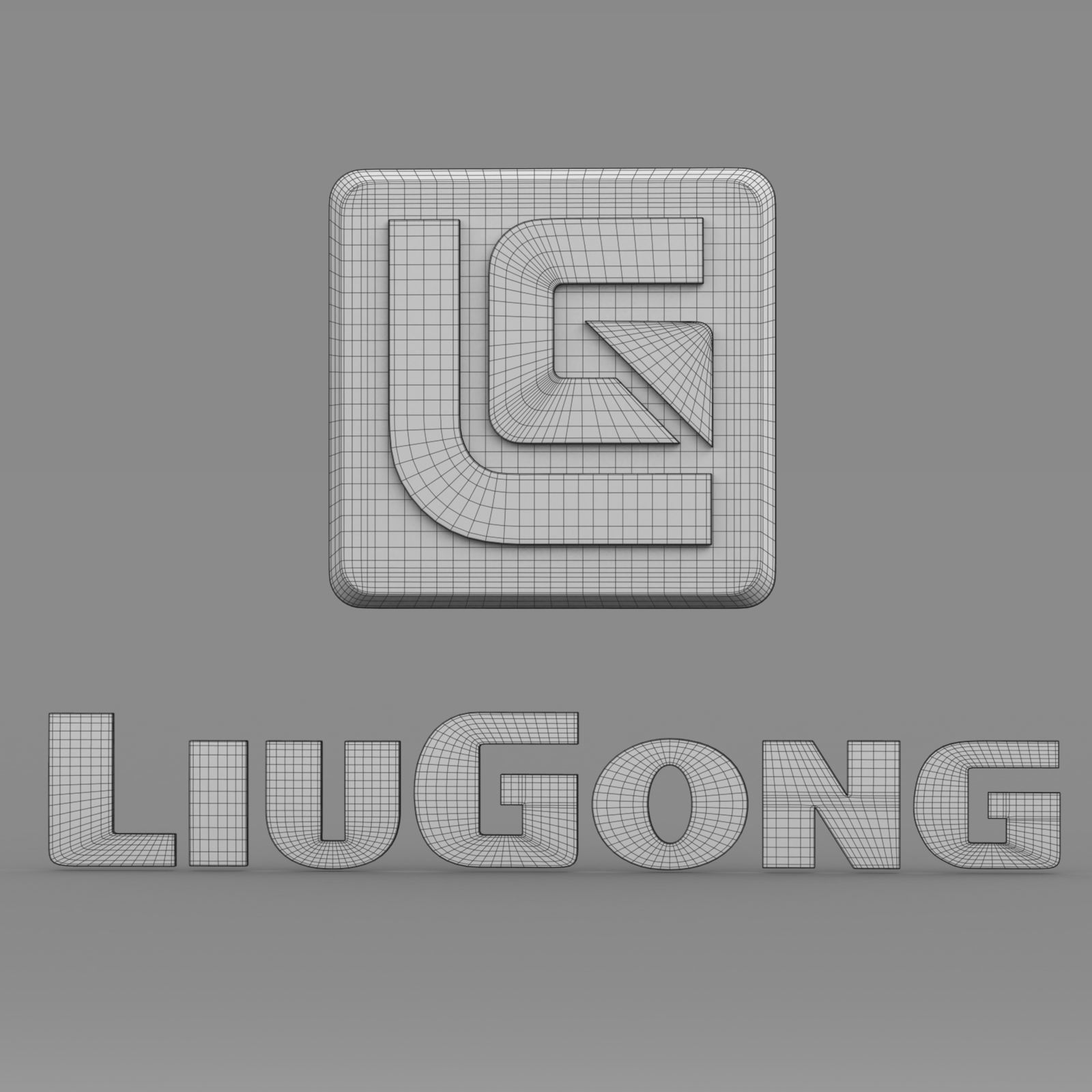 liugong logo 3D model | CGTrader