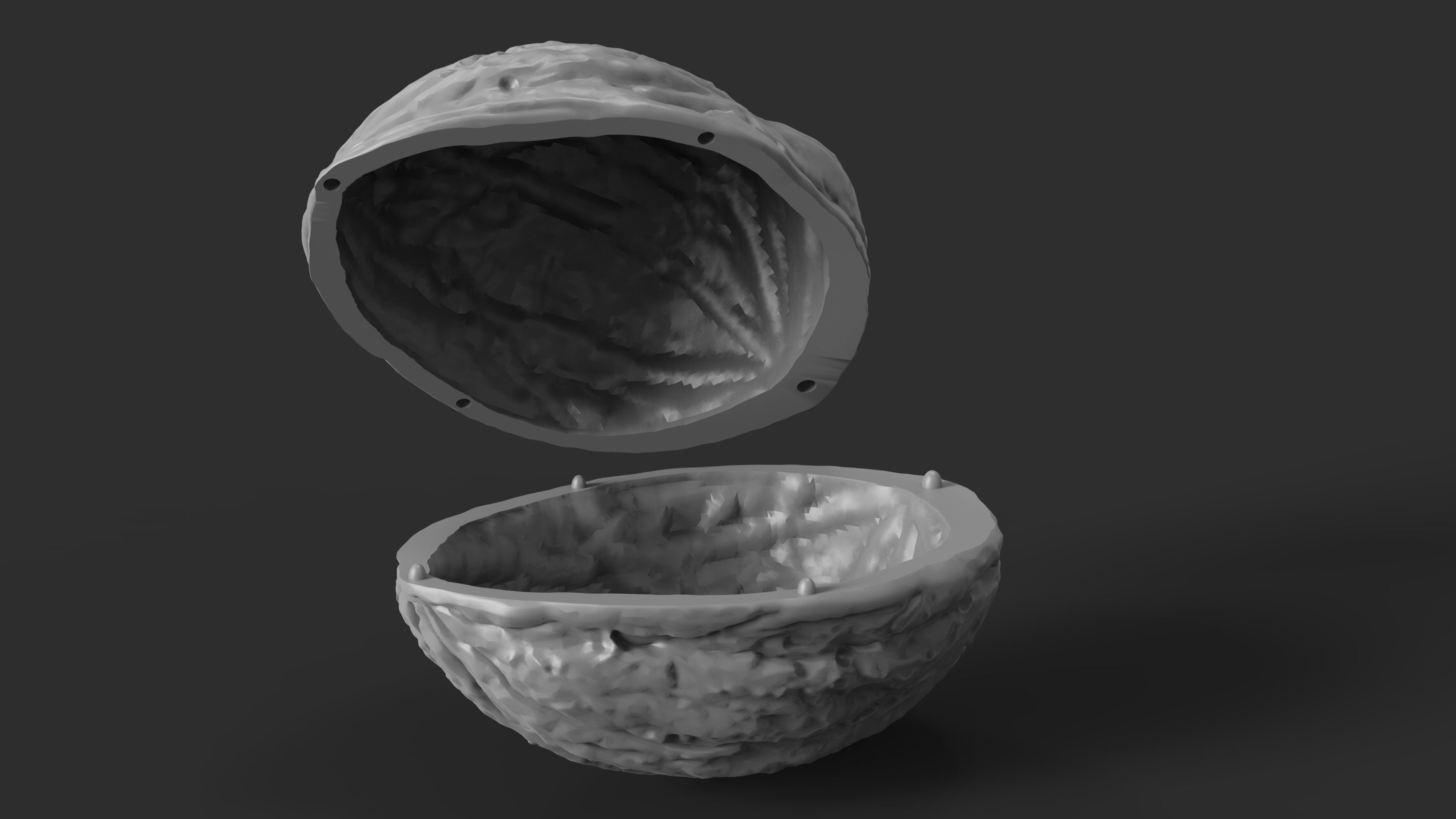 Walnut 3D model 3D printable | CGTrader