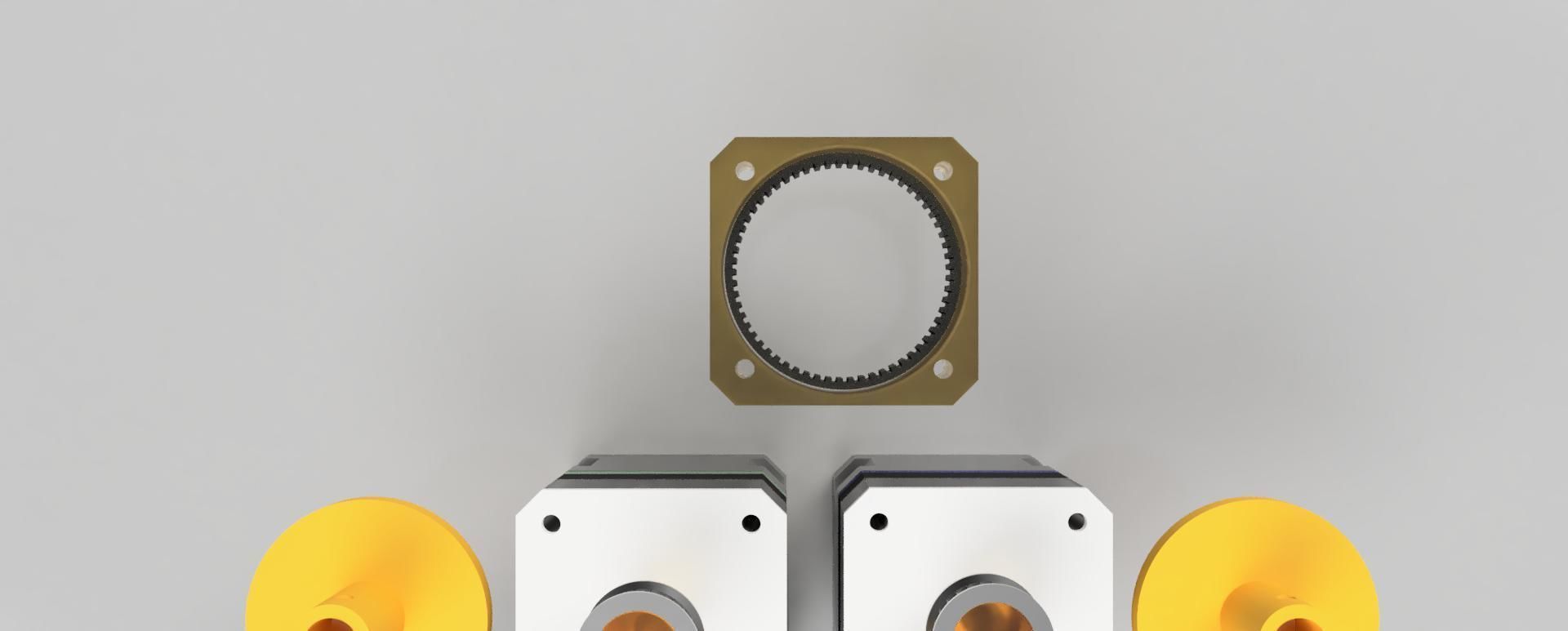 Repurpose Press Fit Pulley Motors for 8MM Shaft or 20T Pulley 3D model ...