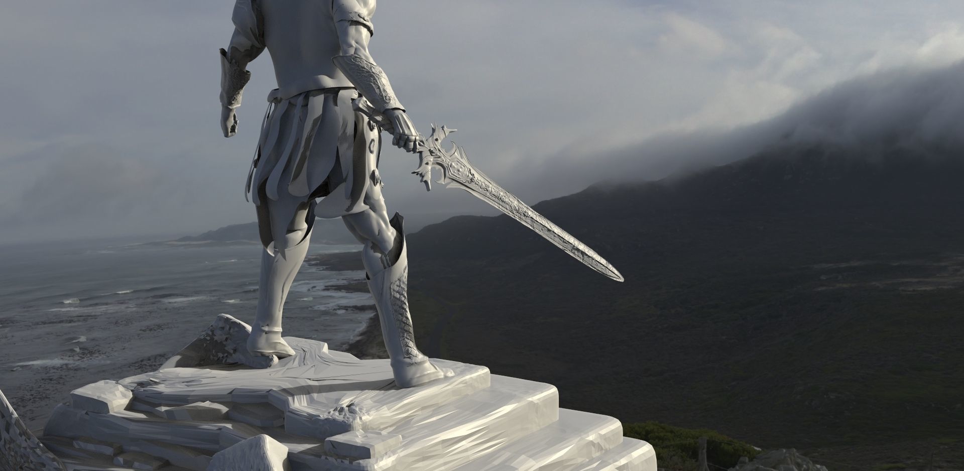 Dragon Slayer 3D model | CGTrader