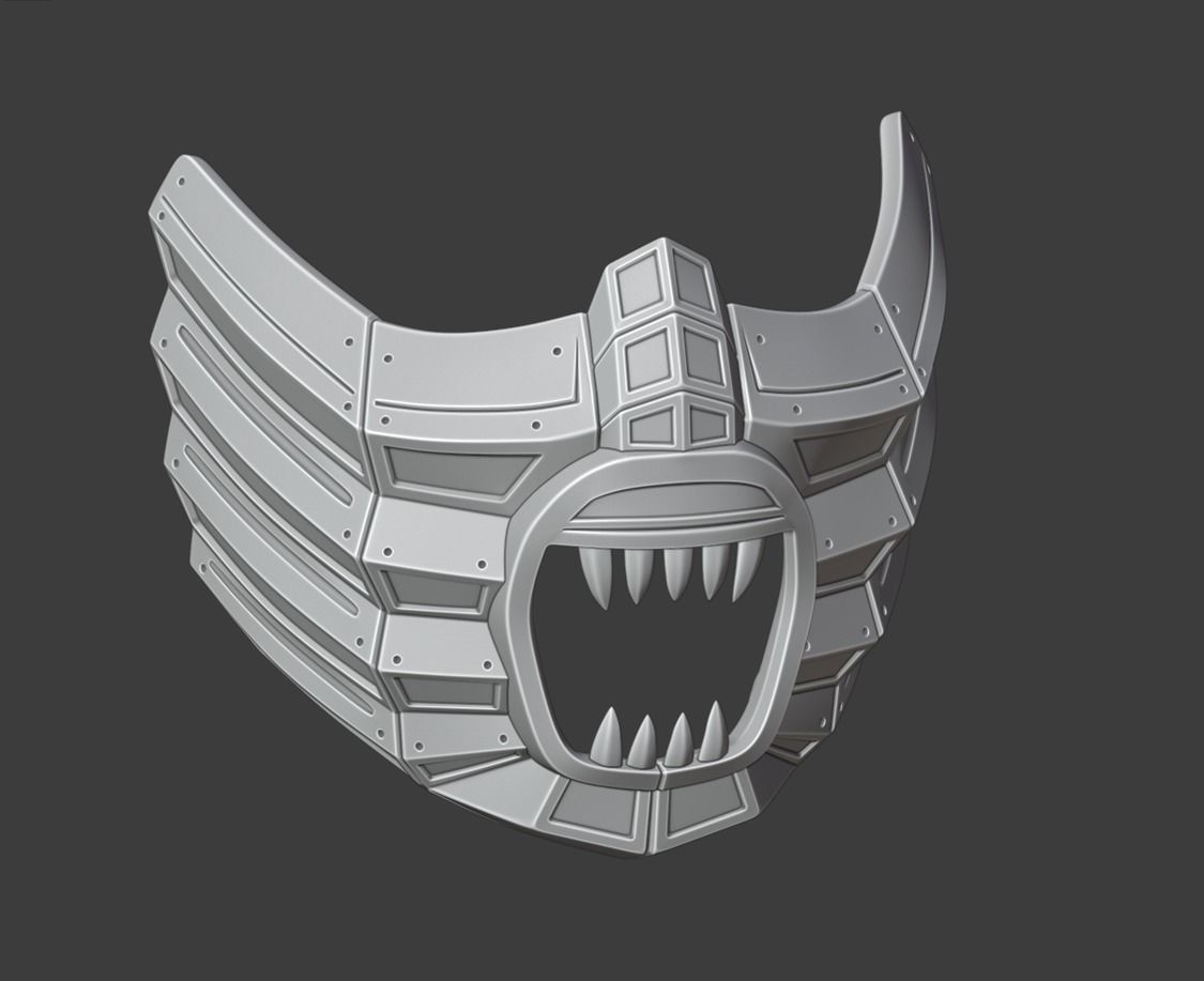 Reptile mask like as from Mortal Kombat film 1995 for cosplay 3D model ...