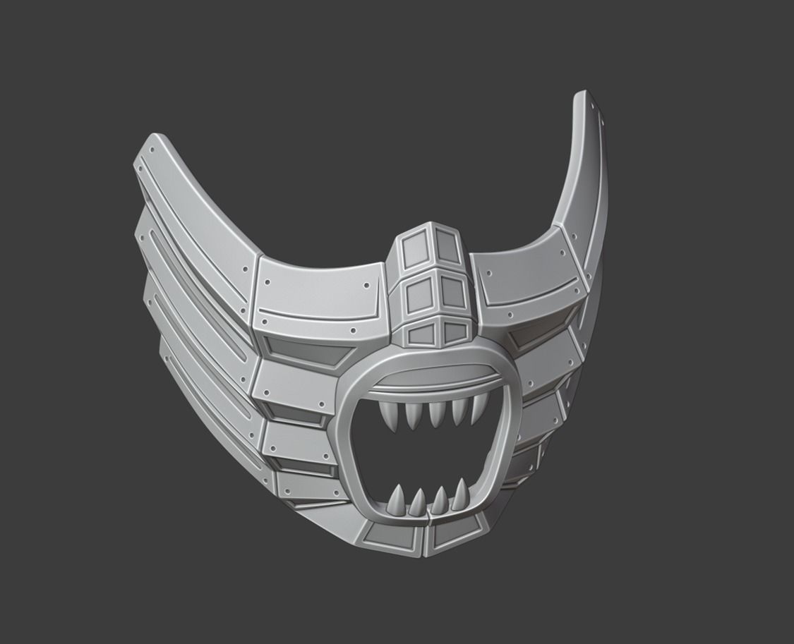 Reptile mask like as from Mortal Kombat film 1995 for cosplay 3D model ...