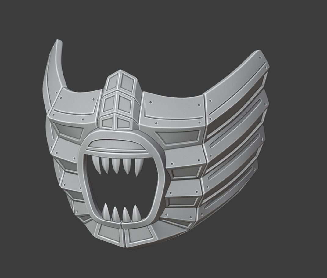 Reptile mask like as from Mortal Kombat film 1995 for cosplay 3D model ...