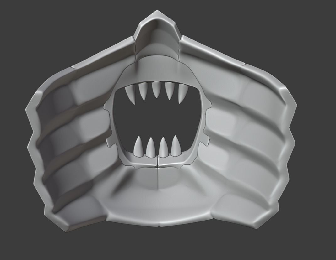 Reptile mask like as from Mortal Kombat film 1995 for cosplay 3D model ...