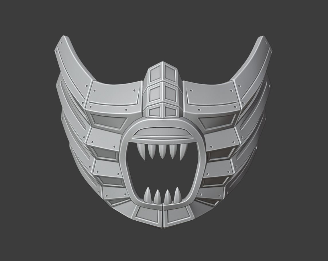 Reptile mask like as from Mortal Kombat film 1995 for cosplay 3D model ...