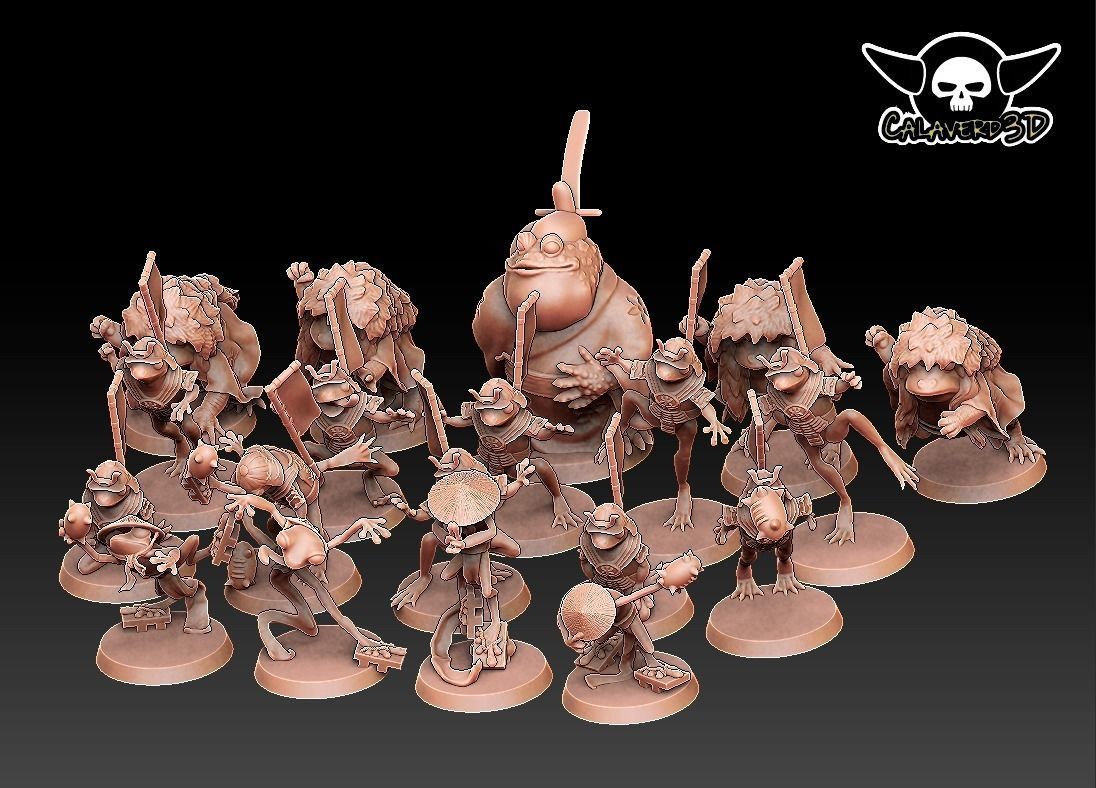 Frog Team Custom for Fantasy football 3D model 3D printable | CGTrader